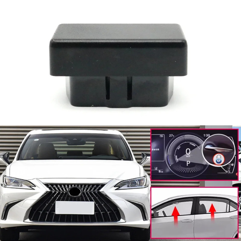 Car OBD Plug Speed Lock Automatic Window Lifter Colser Device Module ...