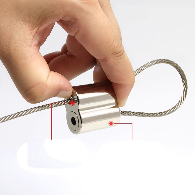 Wire Rope Lock Steel Wire Double Hole Locking Hub Aquarium Lighting ...