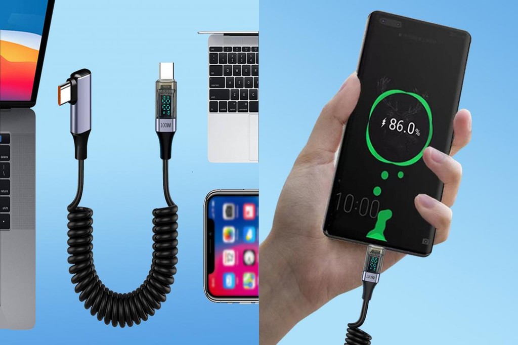 Skym* Charging Cord Digital Display Charging Cable Fast Charging Type-c ...