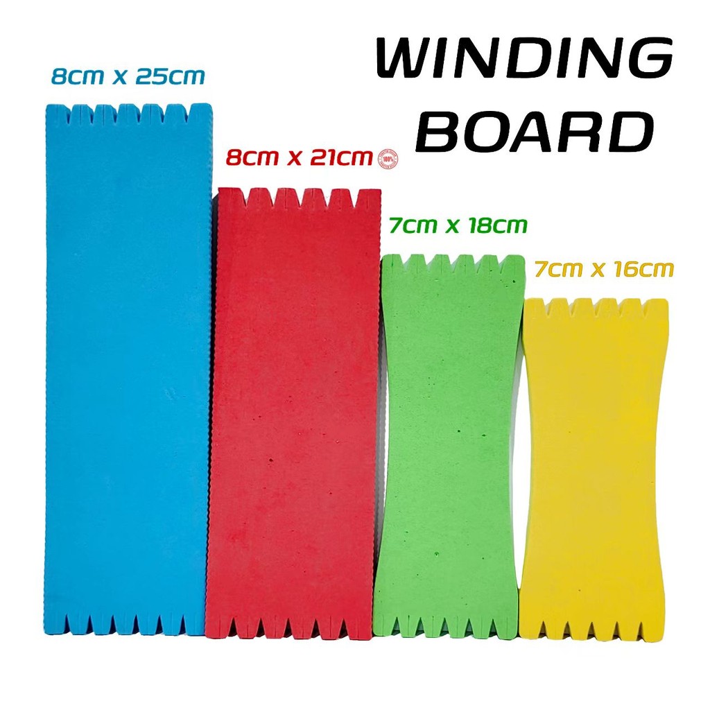 FOAM FISHING LINE WINDING BOARD ( OT-WB ) | Shopee Malaysia