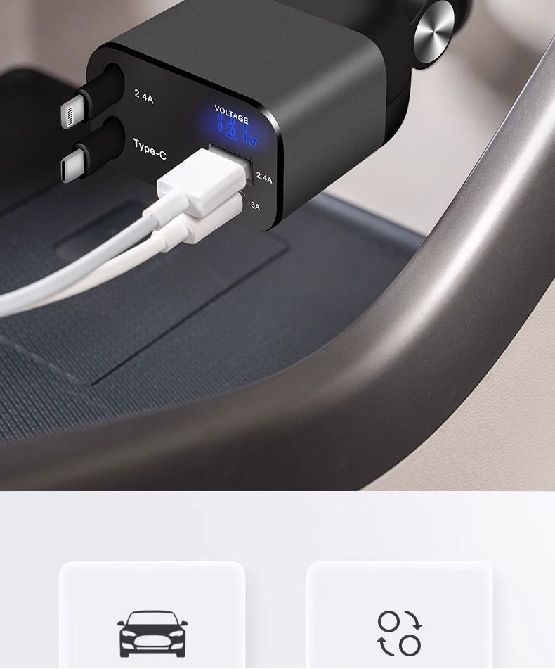 Denza D9 EV/BYD MPV Central Control Down Docking Station Cigarette ...