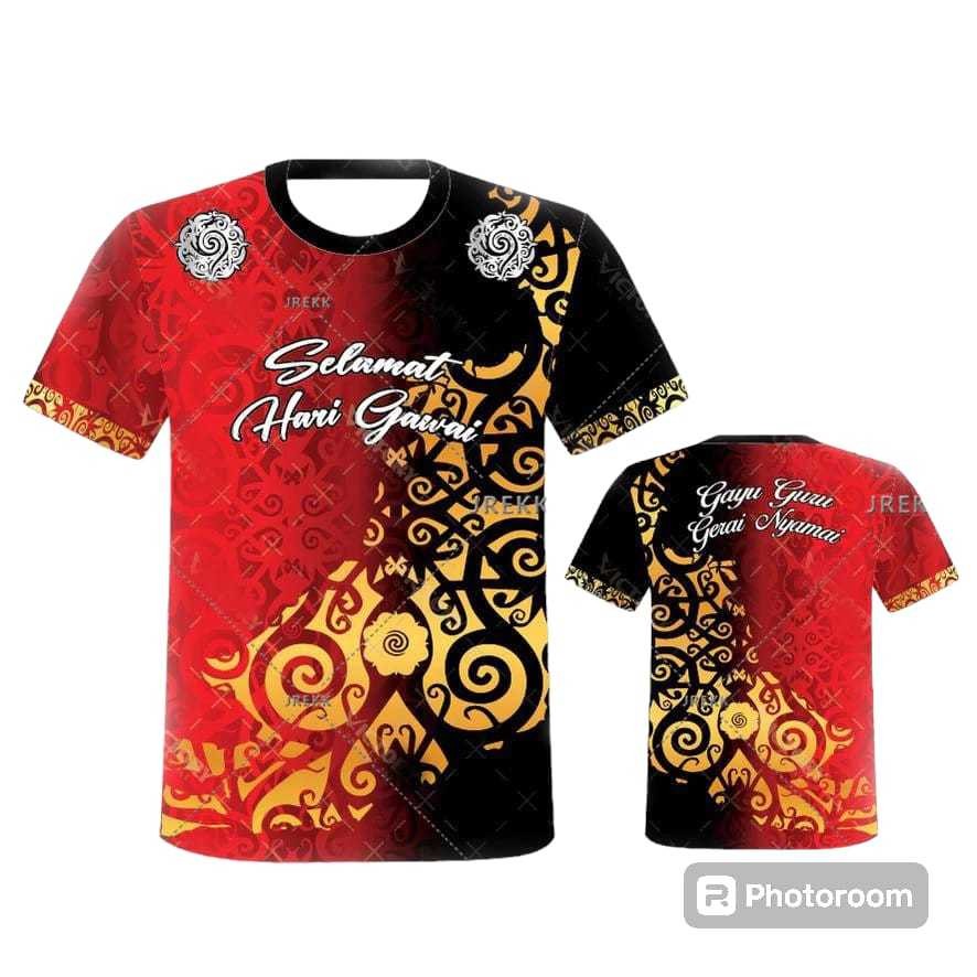 BAJU GAWAI / T-SHIRT GAWAI / BAJU GAWAI 2025 A | Shopee Malaysia
