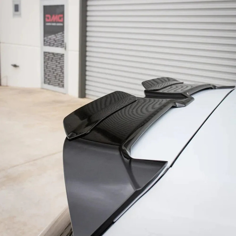 For Oettinger Roof Spoiler Extentions Flaps Rear Wing Winglets Fit Volkswagen Polo MK5 6R 6C GTI ...