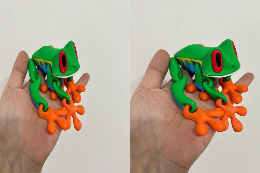 tbrinnd Movable Joints Frog Toy Lifelike Frog Figurine Magnetic Frog ...