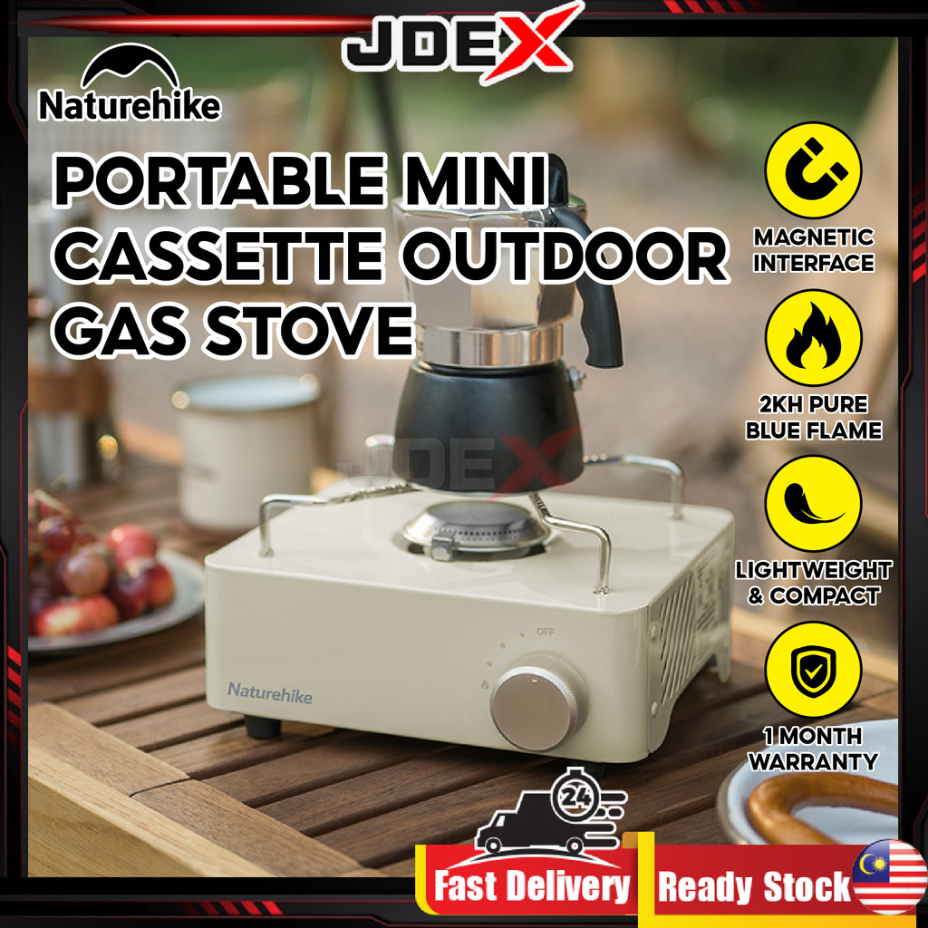 JDEX NATUREHIKE MINI CASSETTE Gas Stove 2KW High Power Camping Picnic ...