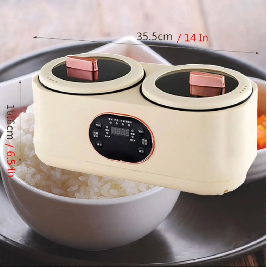 Shusi 2IN1 Intelligent Cooking Rice Cooker for Home Use Double ...