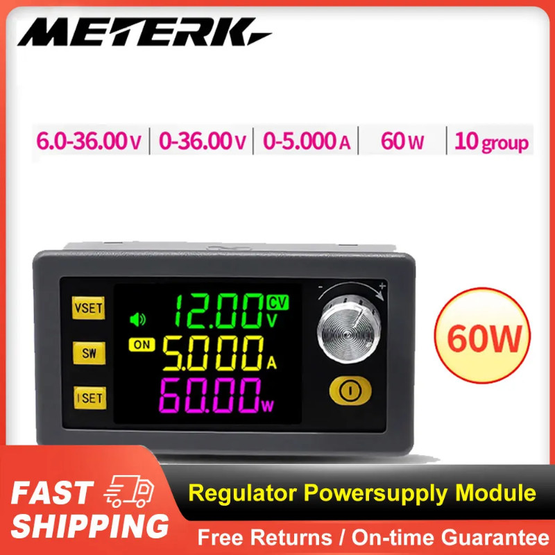 Digital Direct Current Voltage Regulator Powersupply Module Viewing VA ...