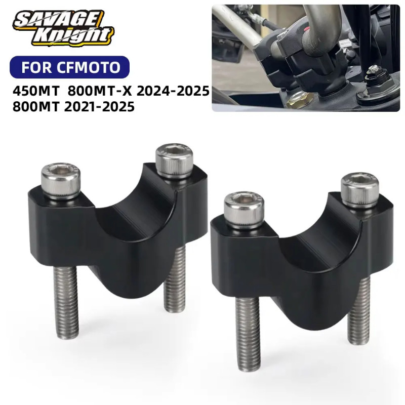 2024 MT450 28mm Handlebar Riser For CFMOTO 450MT 800MT MT 800 MT-X CF ...