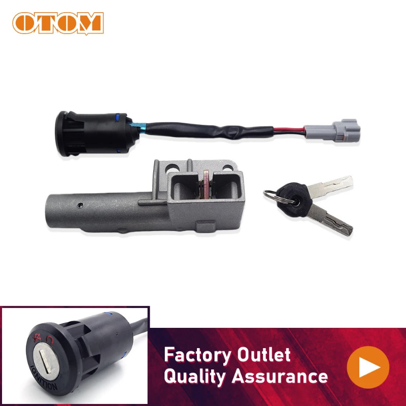 OTOM For SURRON Ignition Switch Start Electric Door Lock Key Barrel Set ...