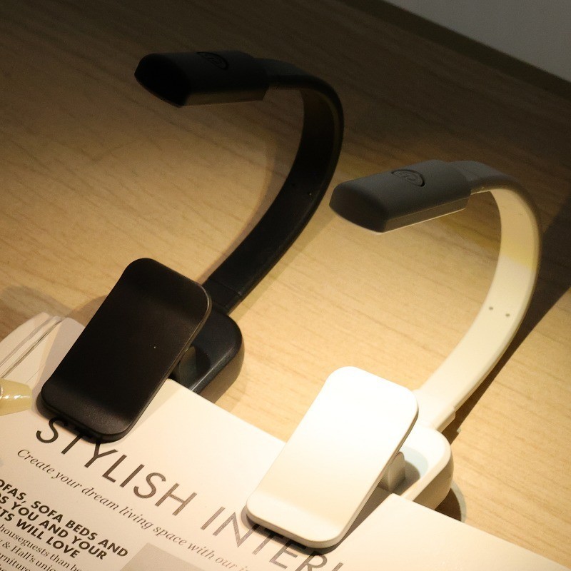 Clip-on Mini Eye Protection Reading Light - Clamping Type LED Book ...