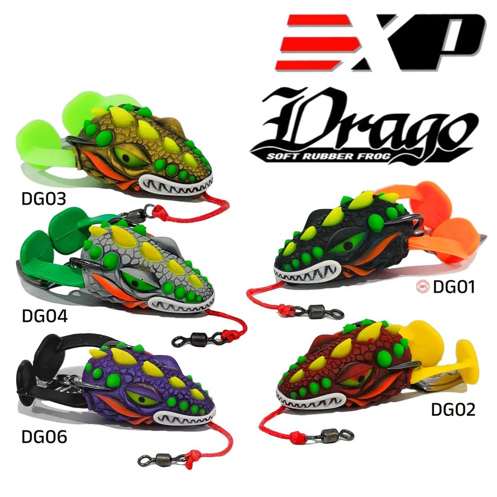 EXP DRAGO SOFT RUBBER FROG ( L-DG ) | Shopee Malaysia