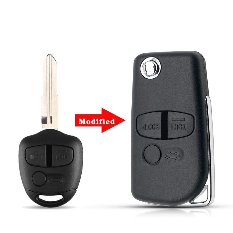 2-button remote key housing for Mitsubishi Attrage Mirage G4 Triton ...