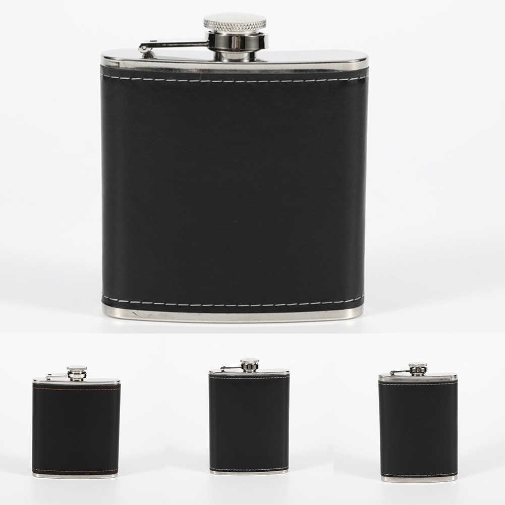 【FRDE LOW price】6 7 8 9Oz Hip Flask Stainless Steel Whiskey Flask Wine ...