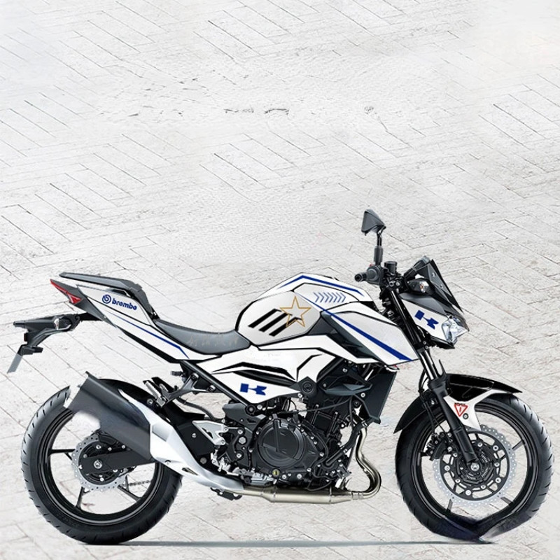 FOR KAWASAKI Ninja 400 Z400 Motorcycle body fairing sticker logo decals ...