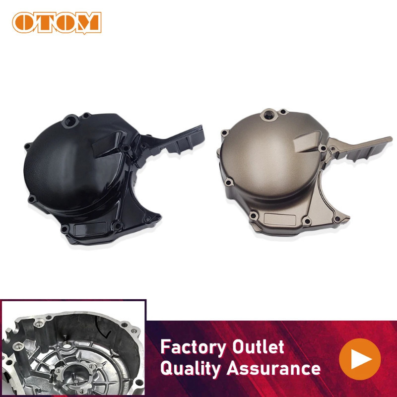 OTOM Motorcycle Ignition Left Front Cover Engine Motor Magneto Stator ...