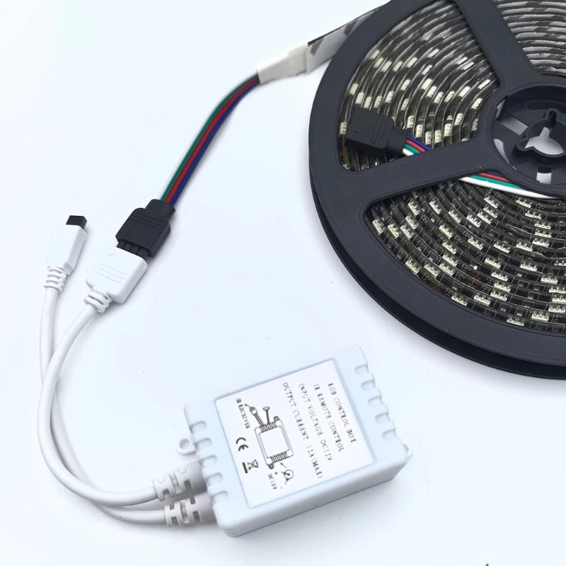 DC12V 24Key Led RGB Control Box IR RF Remote Infrared Wireless ...