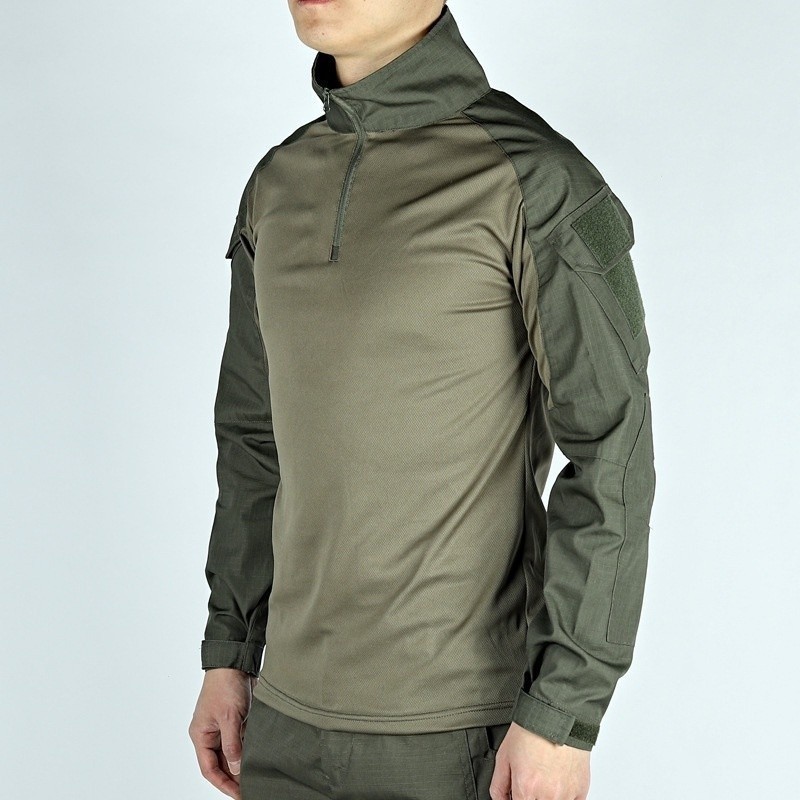 Men T-shirts Combat Tactical T Shirt Outdoor Breathable Long Sleeve ...
