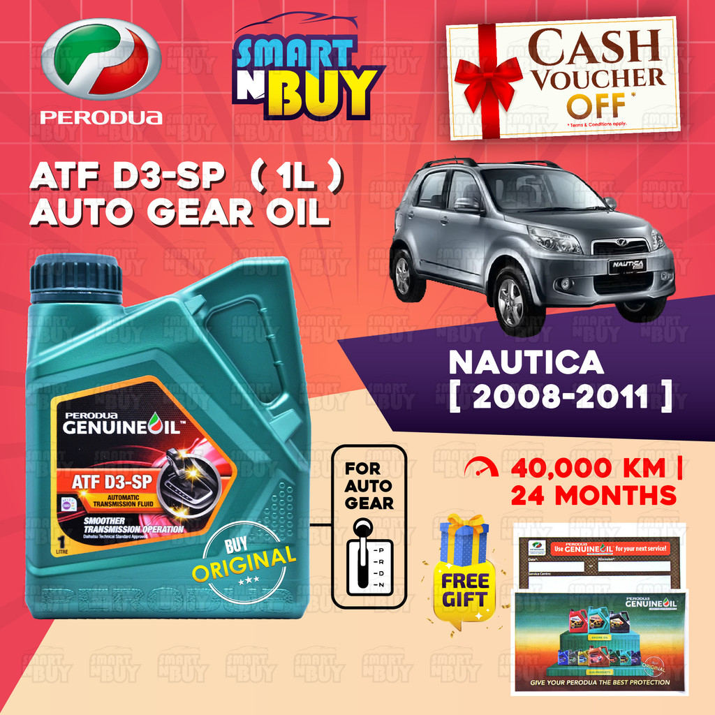 Perodua Gear Oil ATF D3 SP Original Minyak Gearbox Auto Kereta Perodua ...