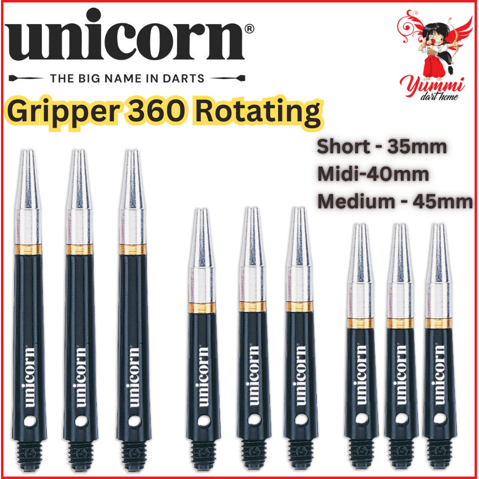 Unicorn Dart Shaft - Gripper 360 Rotating Shaft (Short/Midi/Medium ...