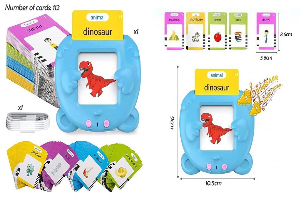SIM| Talking Flashcard Toy Flashcards Toy Talking Flash Cards for Kids ...