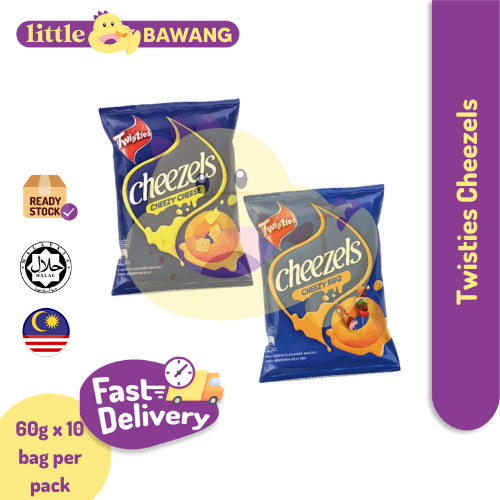 Twisties Cheezels BBQ/Original Cheese Bundle (60g x 10 Pack) | Shopee ...