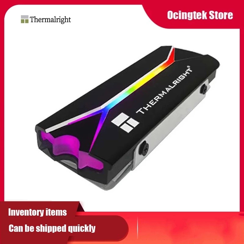 in stock Thermalright M.2 2280 ARGB SSD Cooler 5V/3Pin RGB Lighting M2 ...
