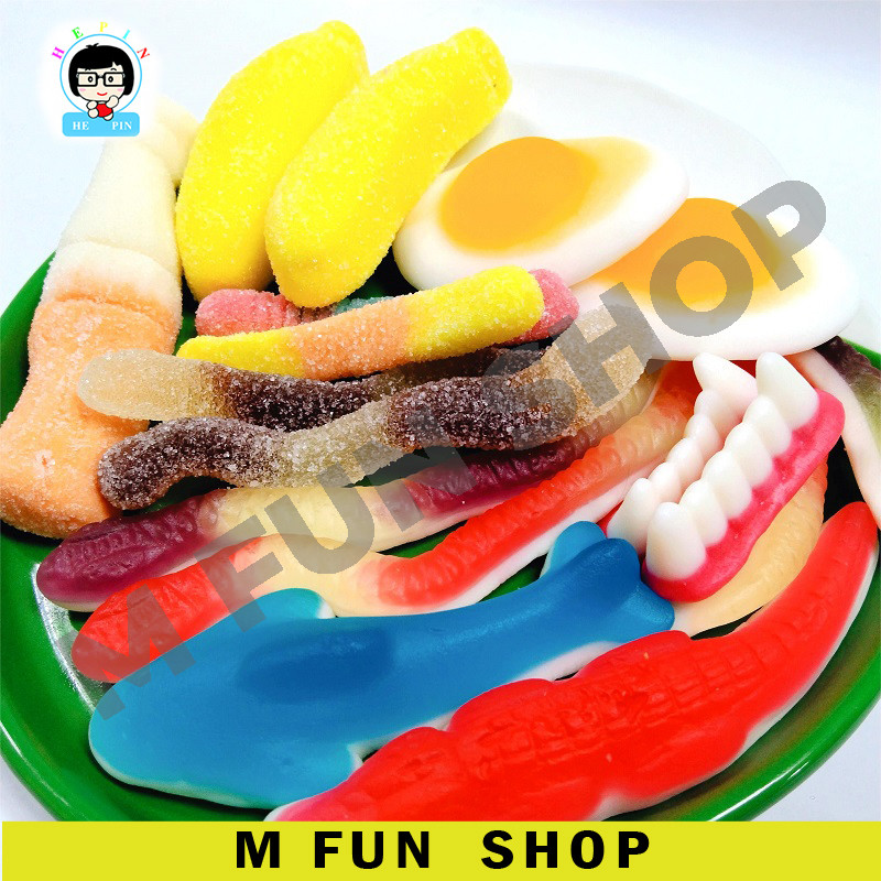 *Stok Sedia* Deer DaDa 800G Gummy Candy Campuran Perisa Buah Animasi ...