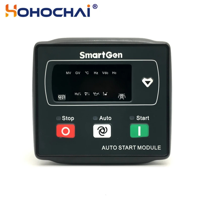 Smartgen MGC120 Small Genset Controller LED Display Auto Start Stop ATS Switching Control Panel ...
