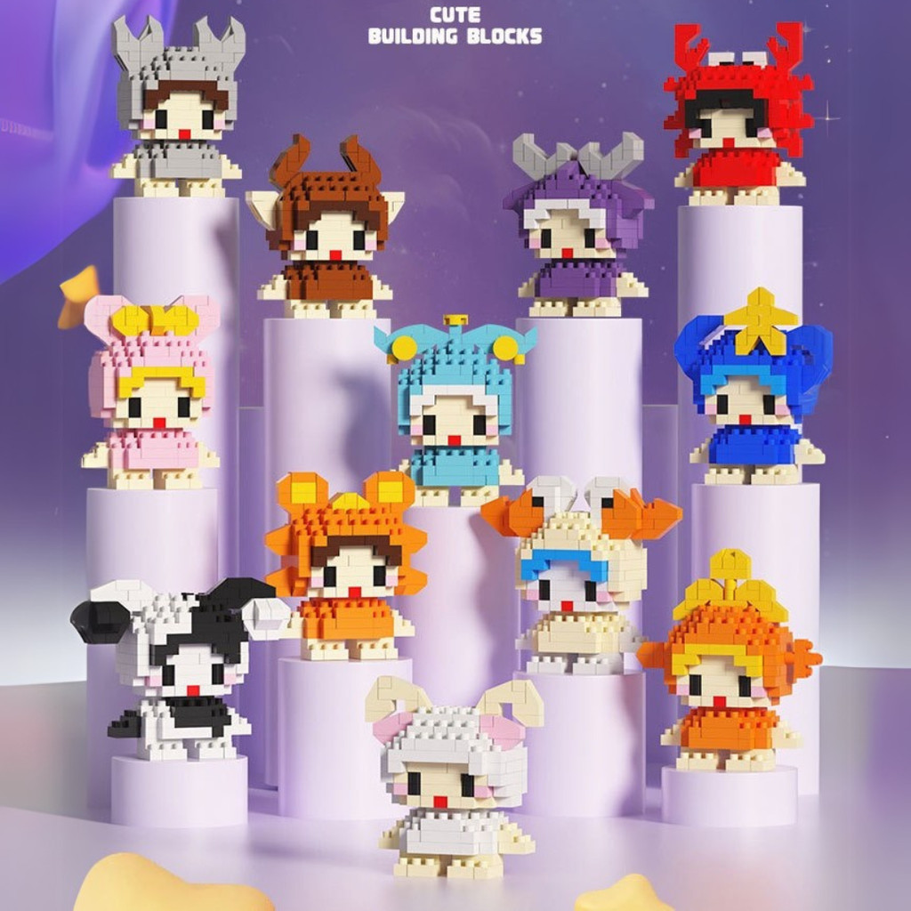 12 Types Of Sanrio Mini Blocks Toys To Enhance Skills Puzzle With Cute ...