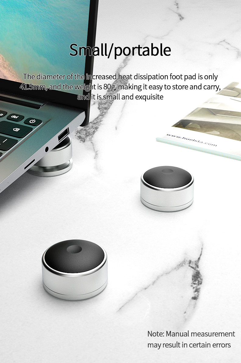 TEUCER LOT-1 Laptop Stand Pad Magnesium Aluminum Alloy Portable ...