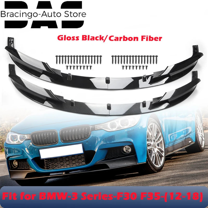 Spoiler For BMW 3 Series F30 F31 F35 2012-2018 M Style Front Bumper ...