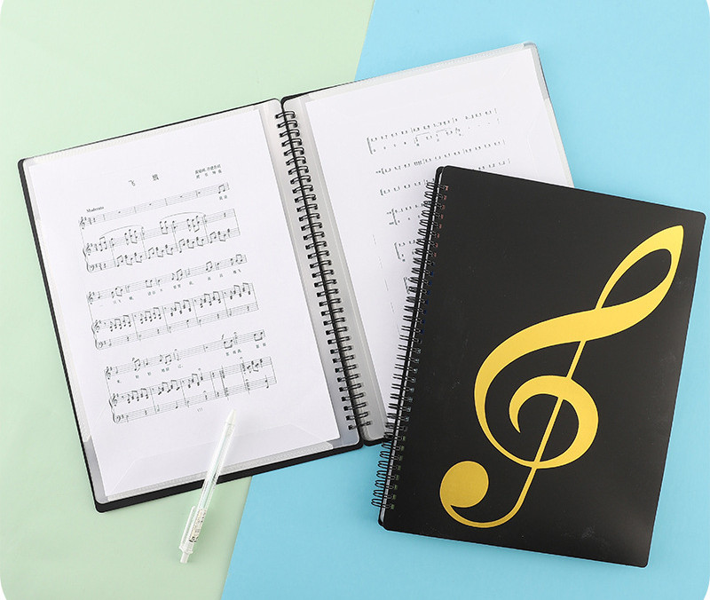 [40-60 Page A4 Music Sheet Folder] Piano Sheet Music Book Can Customize ...