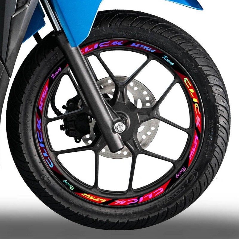 1 Set Honda Click 150i Mags Decals Click 125i V3 Rim Sticker for ...