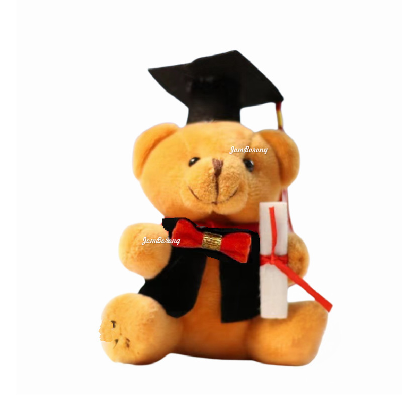 Cute Graduation Convocation Bear Plush Teddy Bear Plush Brown Convo ...