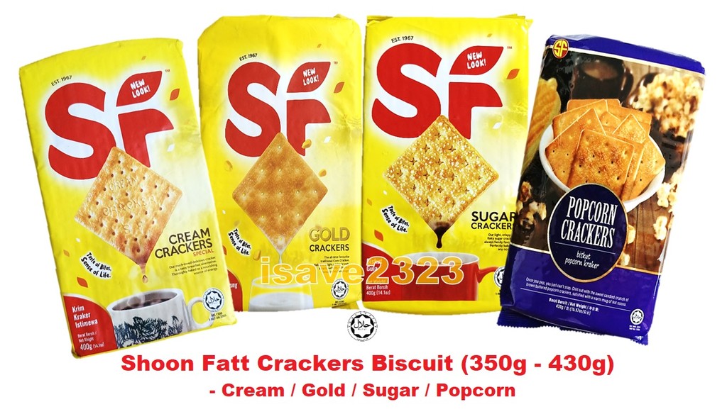 Shoon Fatt Cracker (350g - 430g) - Sugar Cracker / Cream Cracker ...