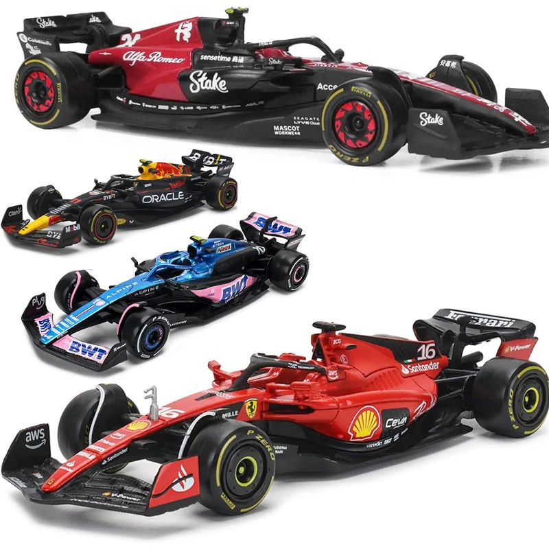 2023 Bburago 1:43 F1 Ferrari SF23 Red Bull RB19 Alpine A523 Alfa Romeo ...