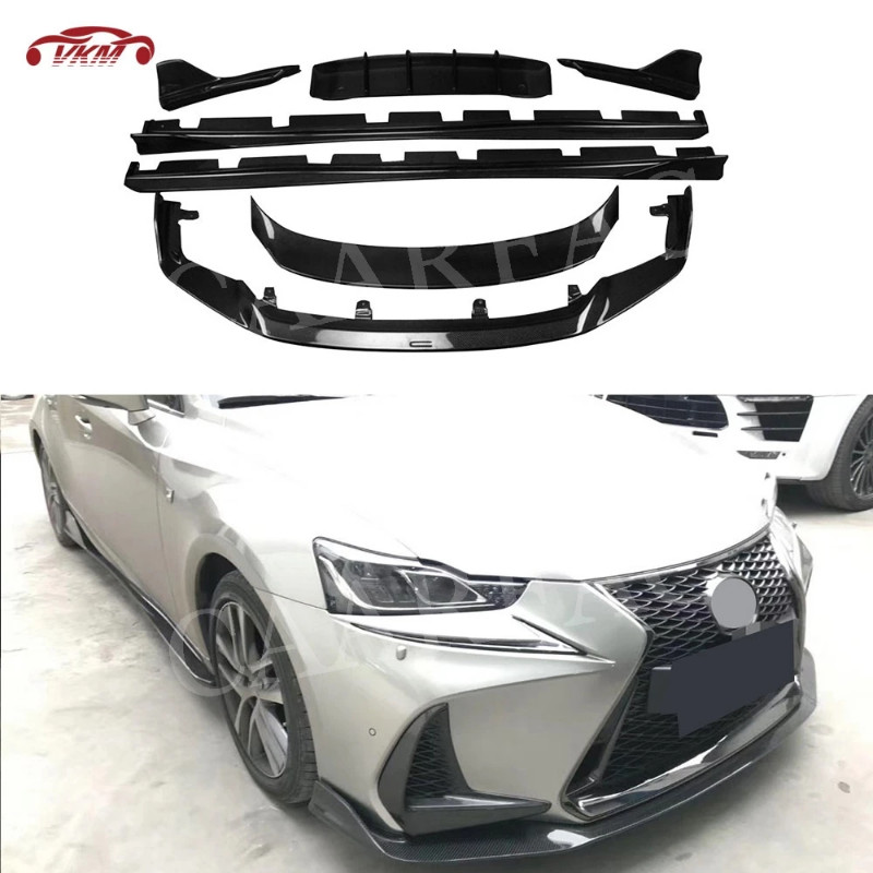 Carbon Fiber Front Bumper Lip Spoiler Rear Diffuser Body Kit for LEXUS ...