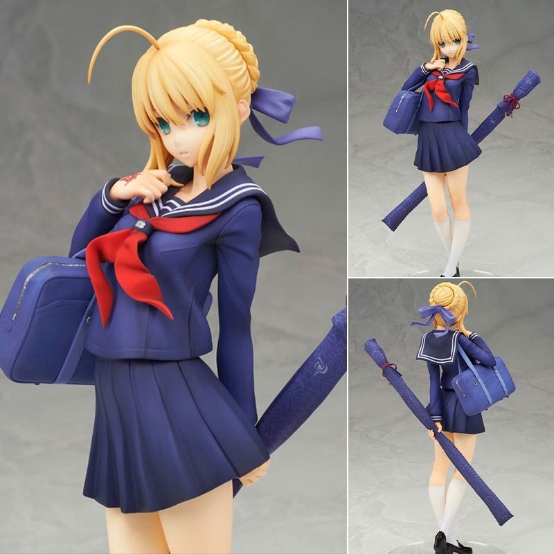 Fate School Uniform Saber Royal Master Arturia fgo Figure JK Beautiful ...