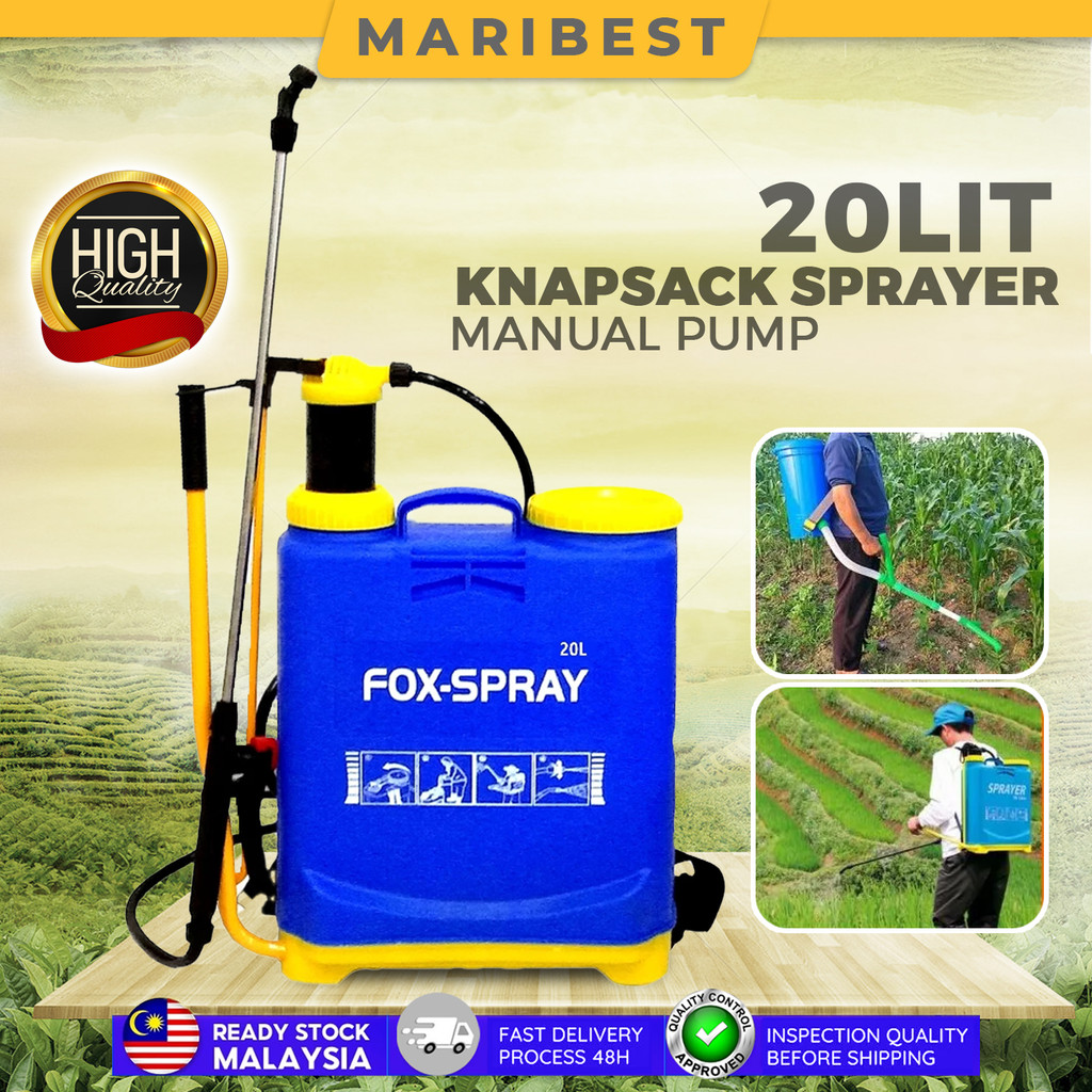 20Lit Manual Agricultural Garden Knapsack Sprayer Pam Racun Manual ...
