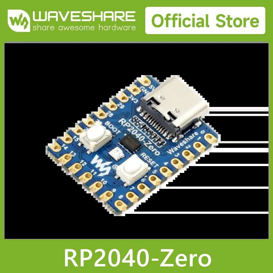 Waveshare RP2040-Zero, A Low-Cost, High-Performance Pico-Like MCU Board Based On Raspberry Pi ...