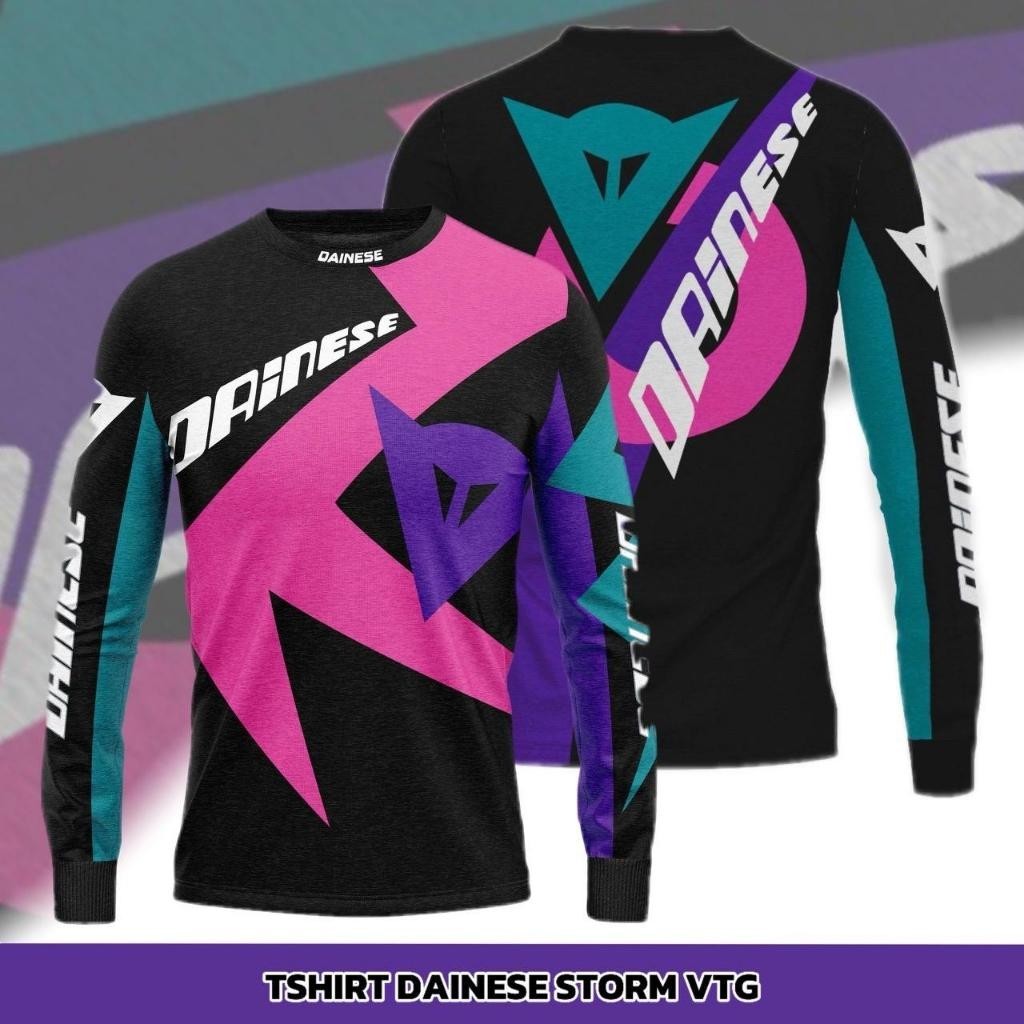 TSHIRT MESH D4IN3SE STORM VTG - baju permotoran - kain berlubang - kain ...