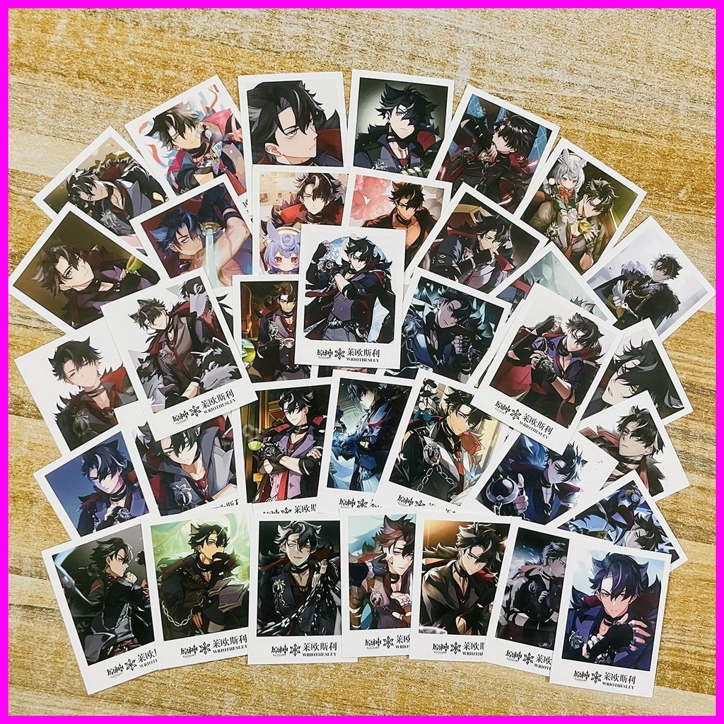 Lomo Card Genshin Impact Wriothesley Leosley lomo Card Genshin Impact ...