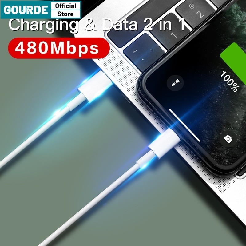 Gourde 1M/2M Cable Usb Charger Compatible for Iphone 11Pro Max Xr 14 13 12 11 Pro Max X Xs 8 7 6 ...