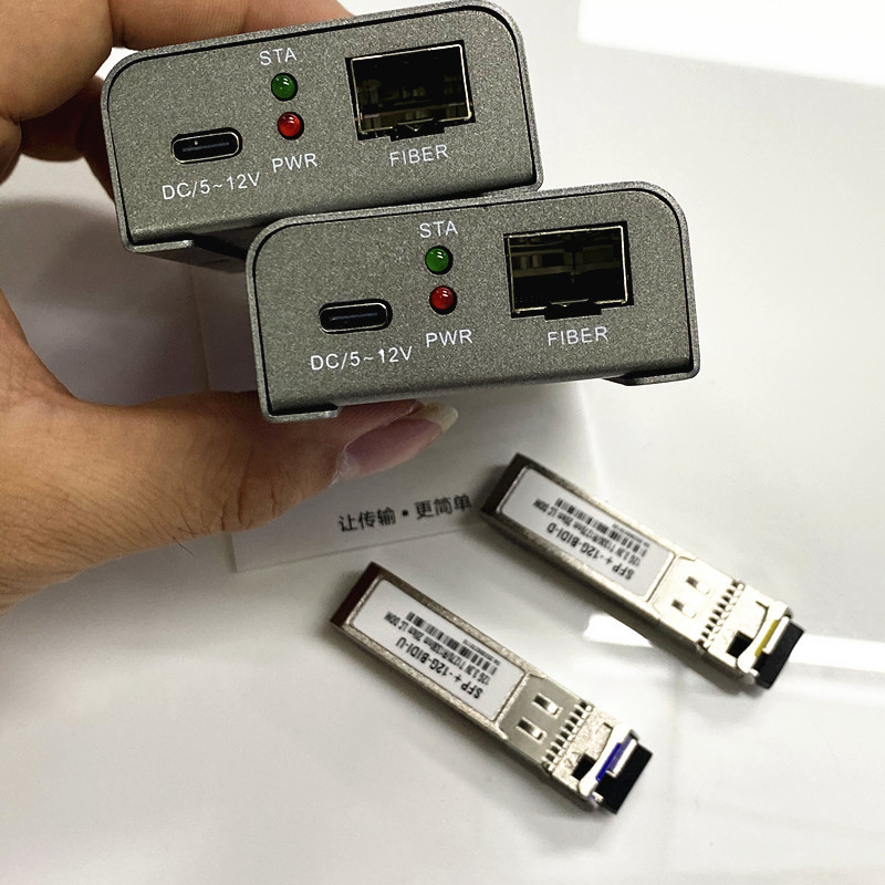 4K 60Hz 12G SDI Fiber Extender Over LC Fiber Optical Cable 20Km HD SDI ...