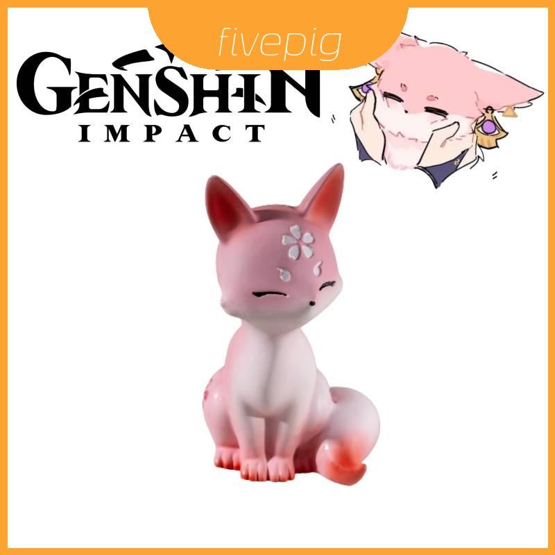 Impact Yae Genshin Miko Fox Character Gift Figurine Decoration Resin ...