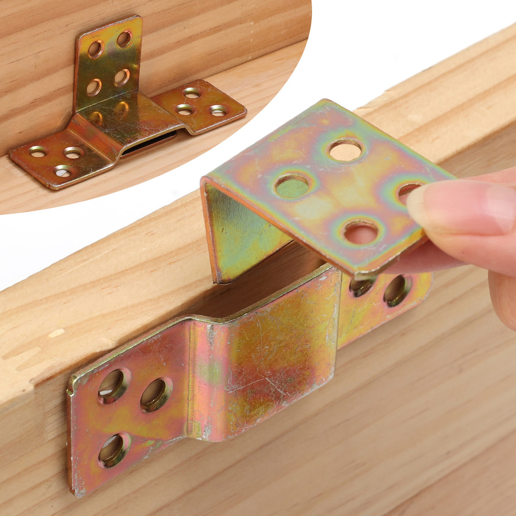 Metal Bed Rail Bracket - Thicken Fastener Hinge Latch Fittings ...