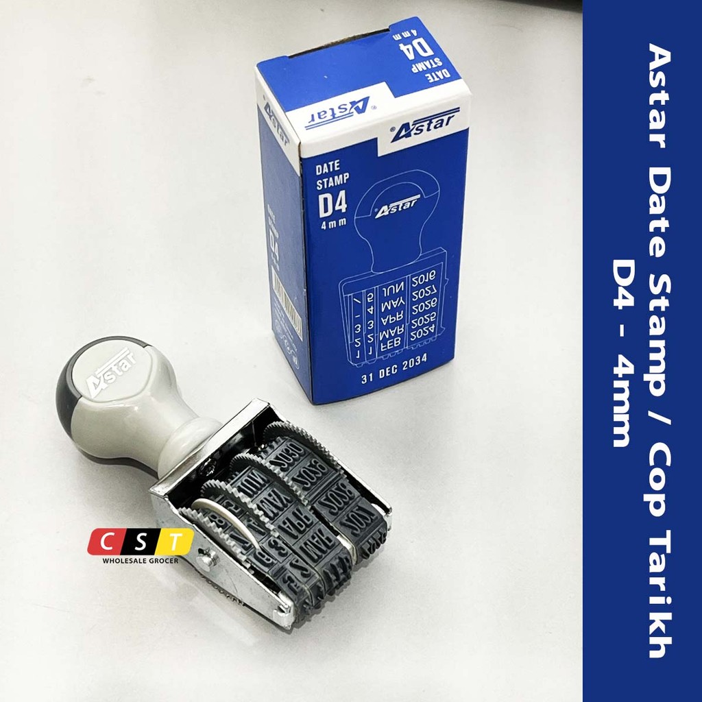 Astar Date Stamp / Cop Tarikh D4 - 4mm | Shopee Malaysia