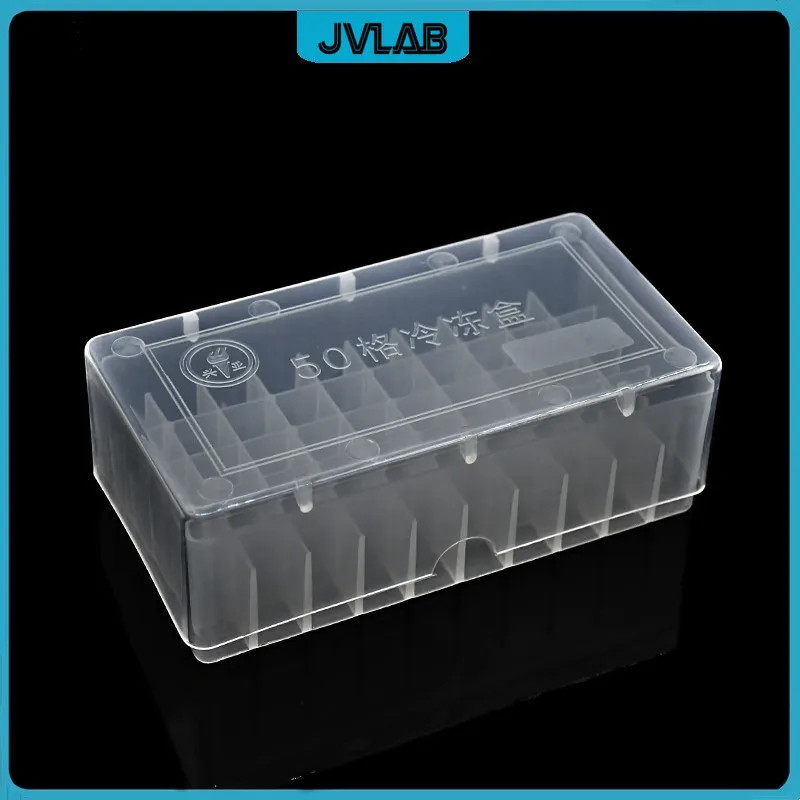 Plastic Freezing Tube Box 1.8ml Preservative Tube Box 50 Vents For 1 ...