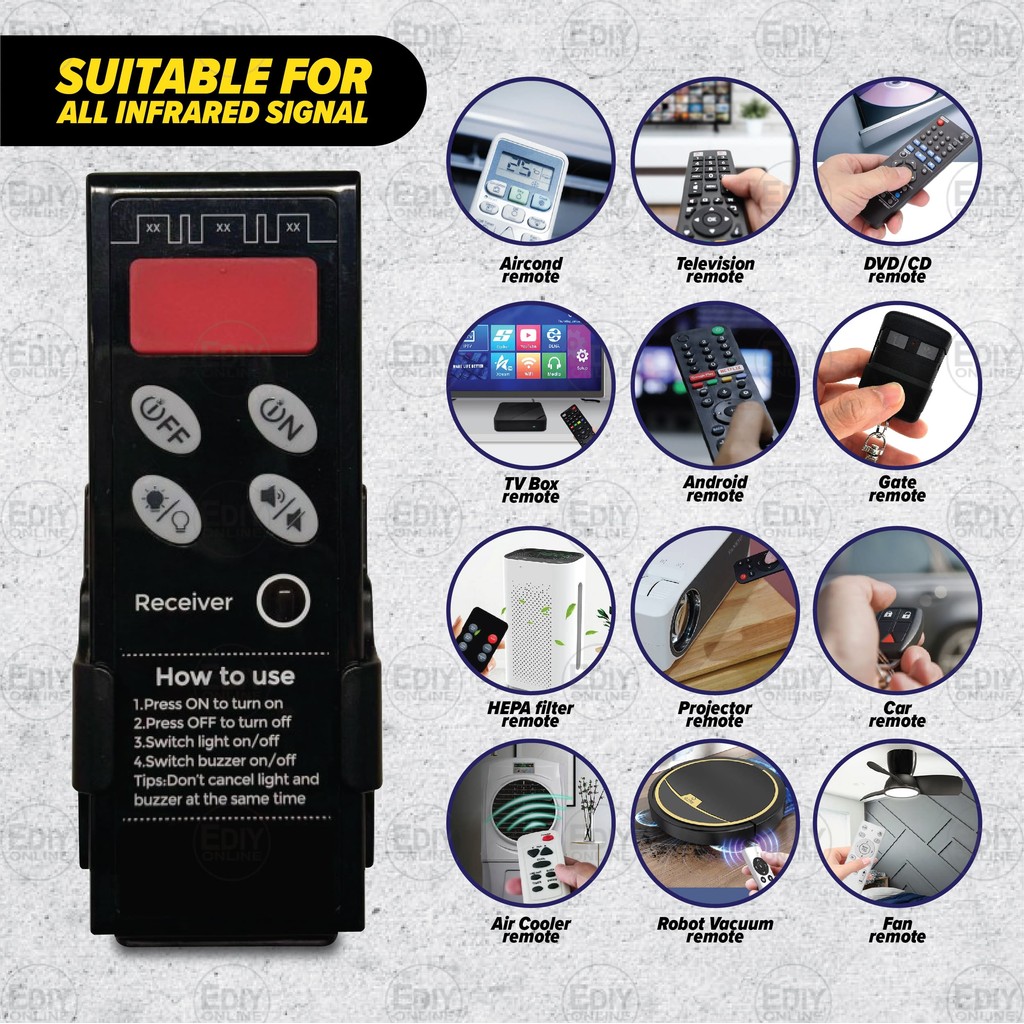 Remote Control Tester Infrared IR Signal Buzzer Receiver Detector TV ...