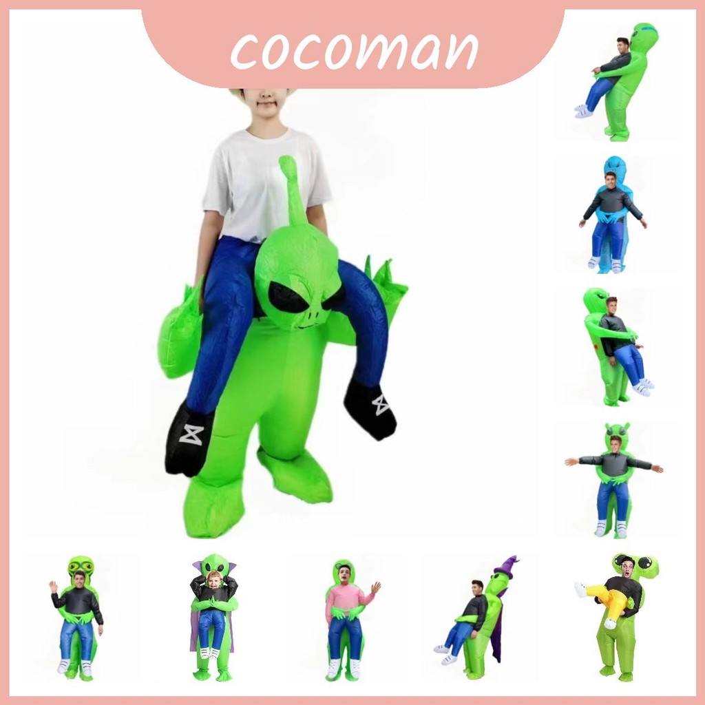 Inflatable Costume Alien For Halloween With Funny Cartoon Character ...